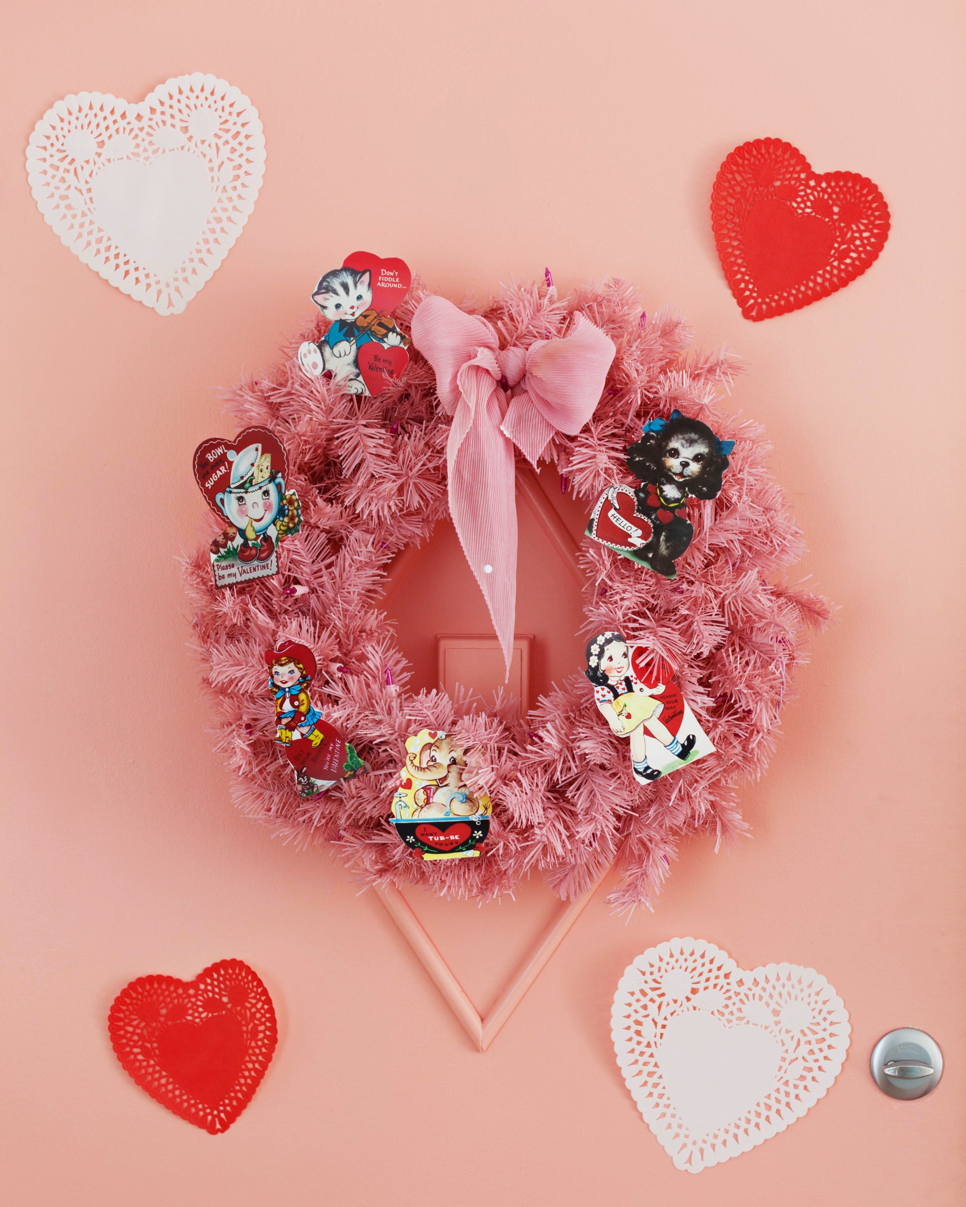 Easy Peasy Vintage Valentine Wreath – Melodrama